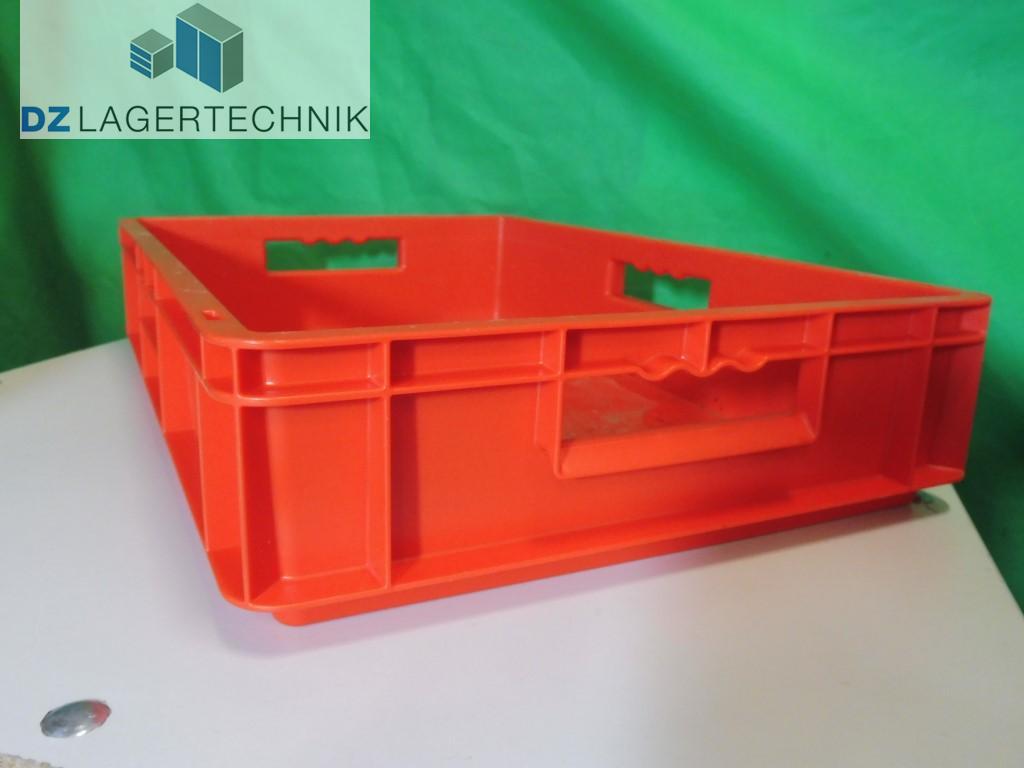 Lagerbox EF 6120 in rot von SSI Schäfer 600x400x120 – DZ Lagertechnik